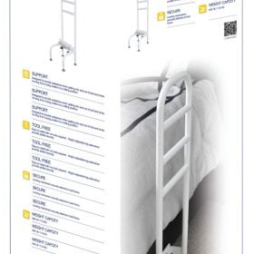 Home Bed Side Helper Assist Rail - Mediplus Mobility